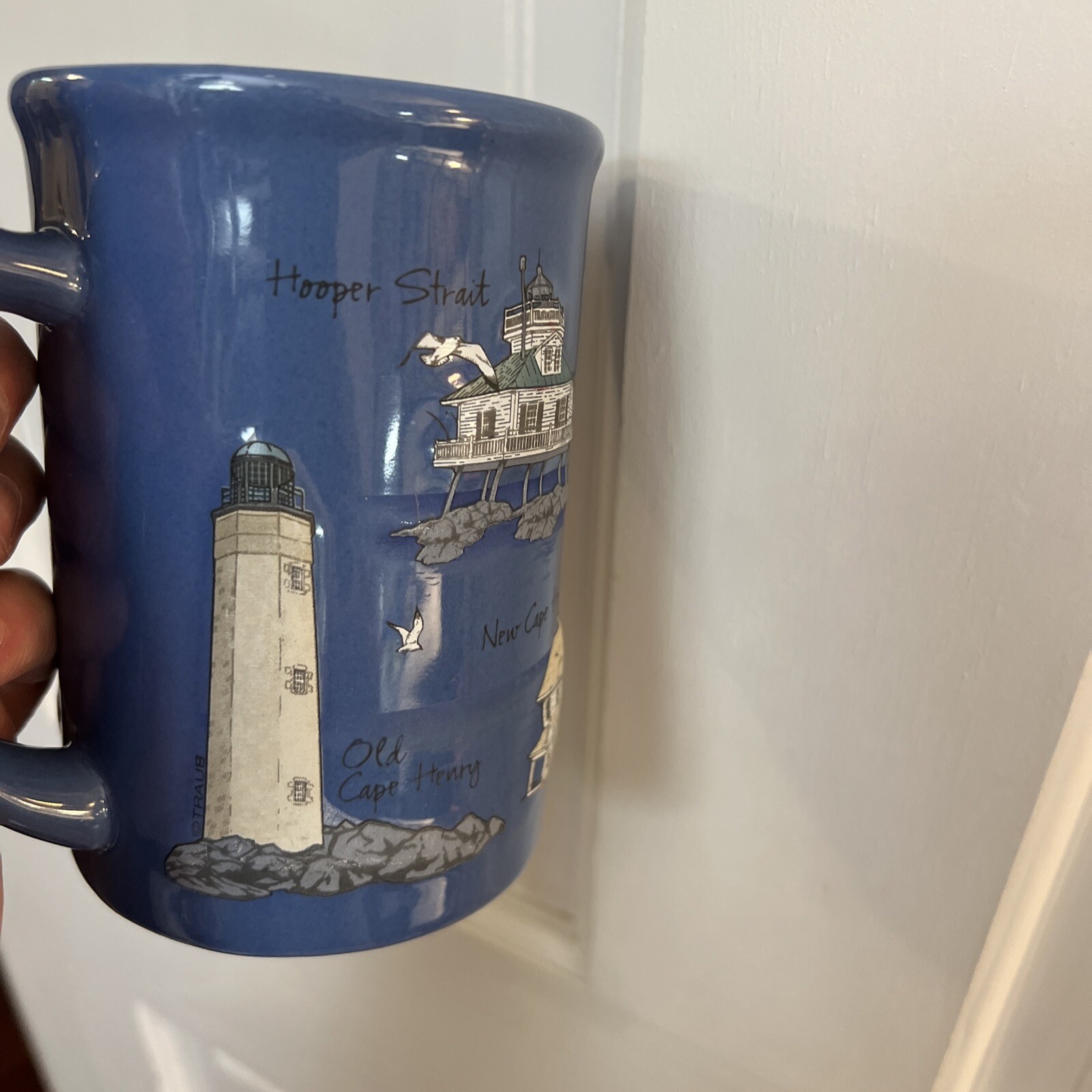 Lighthouses Of The Chesapeake Bay NAUTICAL Blue Tea Coffee Mug Cup 3D ...