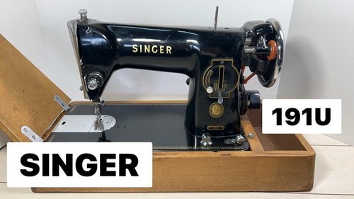 Singer Foot Stepping Sewing Machine 191U Powered Retro | eBay