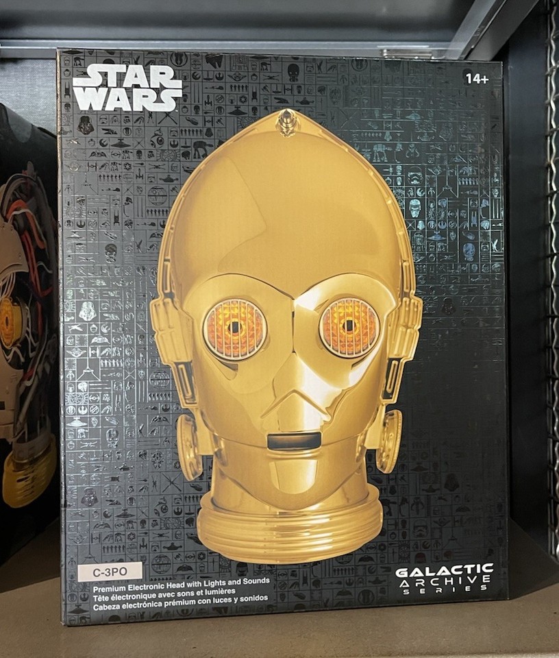 Disney Parks Star Wars Galactic Archive Series C-3PO Head New | eBay
