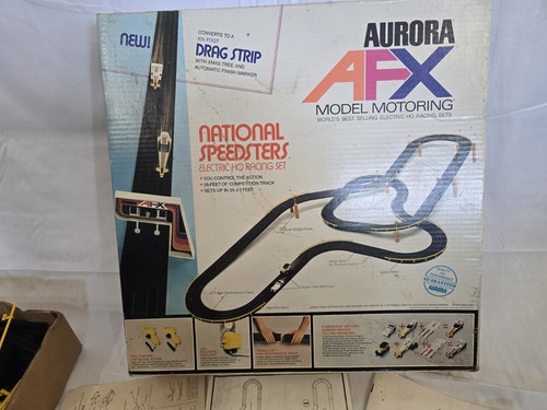 1973 Aurora AFX Model Motoring National Speedsters Electric Racing Set ...