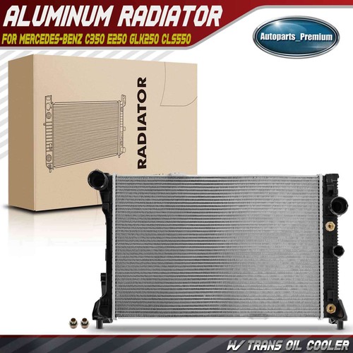 Aluminum Radiator for Mercedes-Benz W204 W212 C350 E250 GLK250 CLS550 ...