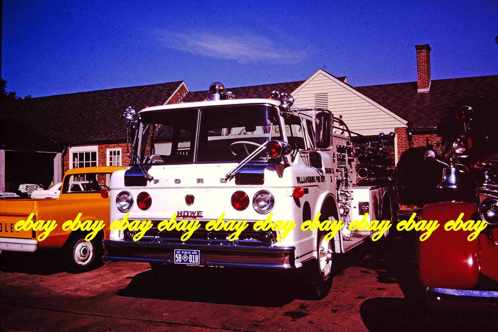 Fire Apparatus Slide Williamsburg VA Ford-Howe Pumper in 1973 VA92 ...