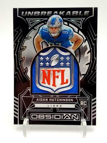 Aidan Hutchinson 2023 Panini Obsidian Unbreakable Rookie Mem Patch /125 ...