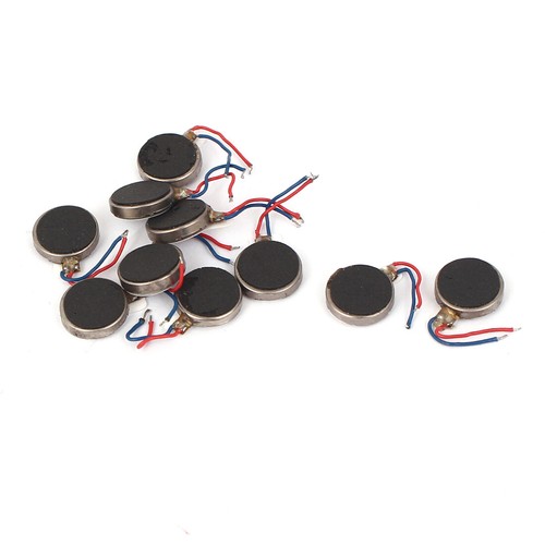 DC 3V 12000RPM Two Wired 10mm x 3mm Coin Cell Phone Vibration Motor ...