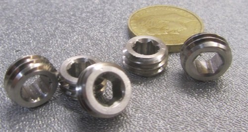 Stainless Steel Hollow Jam Set Screws, 1/2"-13 x 1/4" Height, 5 Pieces ...