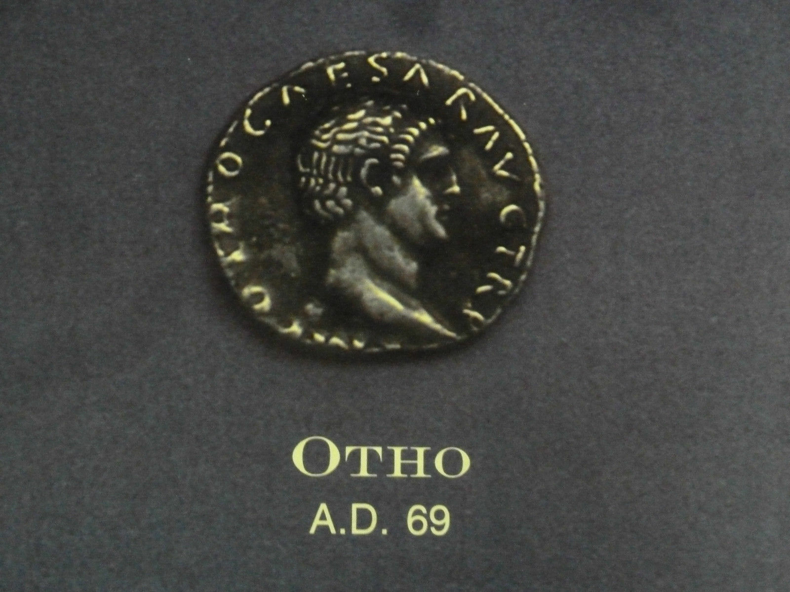 ANCIENT Roman COIN POSTER The 12 CAESARS CLAUDIUS NERO GALBA OTHO ...