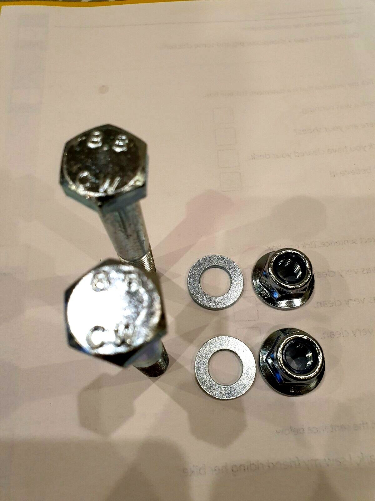 2 x N10106402 front Suspension Strut Hub Pinch Bolt Nut tt skoda fabia ...