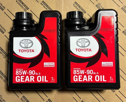 Genuine Toyota Lexus GL-5 85W-90 Differential Gear Oil LT 1 Liters (2 ...