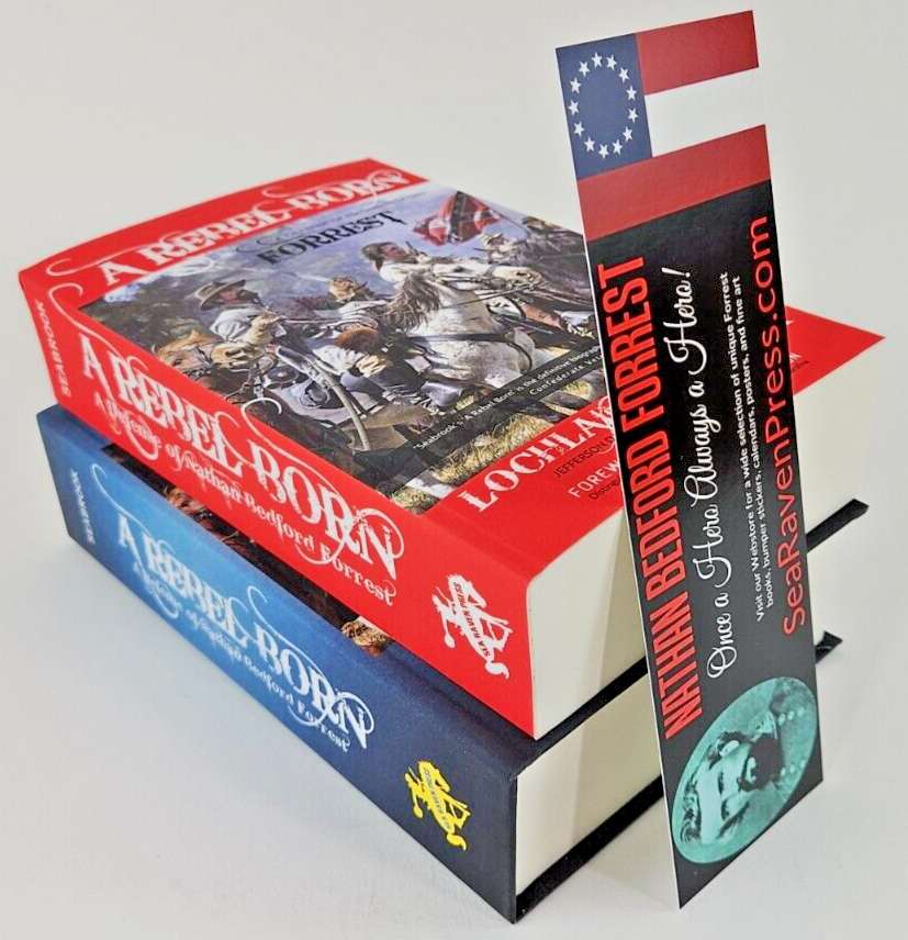 Nathan Bedford Forrest Bookmark 8" x 2.5" Printed on Thick Durable ...