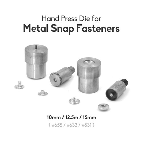 Hand Press Die for Metal Spring Snap Fastener Tools for Press Studs ...