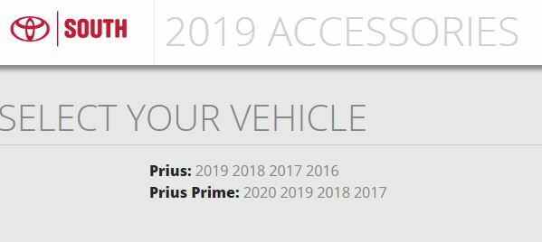 2016-2021 Toyota Prius Roof Rack Cross Bars Genuine OEM NEW PW301-47009 ...