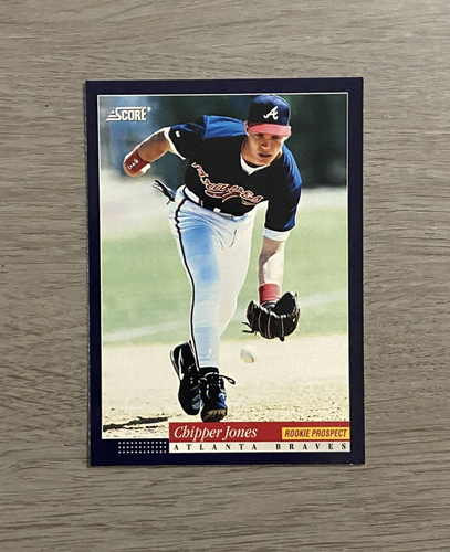 1994 MLB Score 'Rookie Prospect' | Chipper Jones | #572 | Atlanta ...