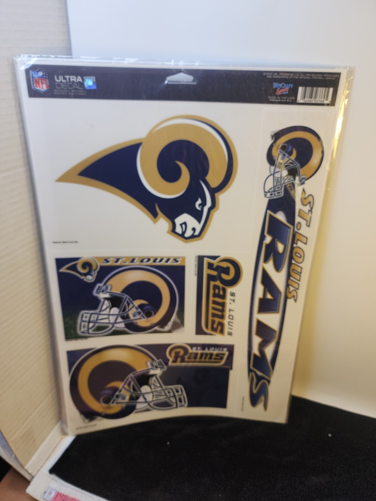 NFL St. Louis Rams Made in USA Reusable Ultra Decals | eBay