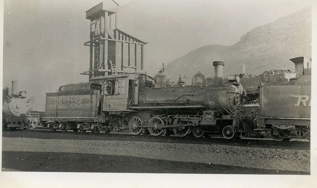 2J845 2NDGEN RP 1900s/1940s RIO GRANDE SOUTHERN RAILROAD 460 LOCO #20 ...