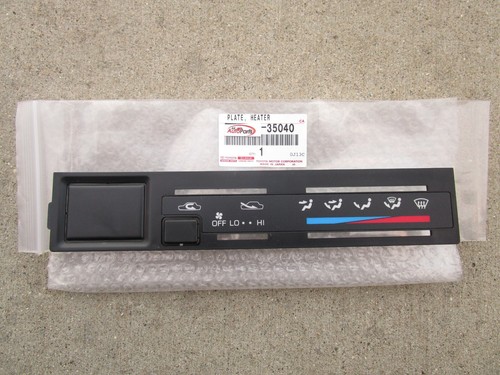89 - 95 TOYOTA 4RUNNER A/C HEATER CLIMATE CONTROL FACE PLATE BEZEL TRIM ...