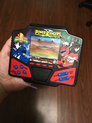 Mighty Morphin Power Rangers Barcodzz Tiger Electronic Handheld Game ...