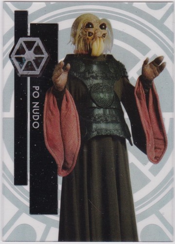 STAR WARS 2015 TOPPS HIGH TEK 51 PO NUDO FORM 1 PATTERN 1 THRONE ROOM | eBay