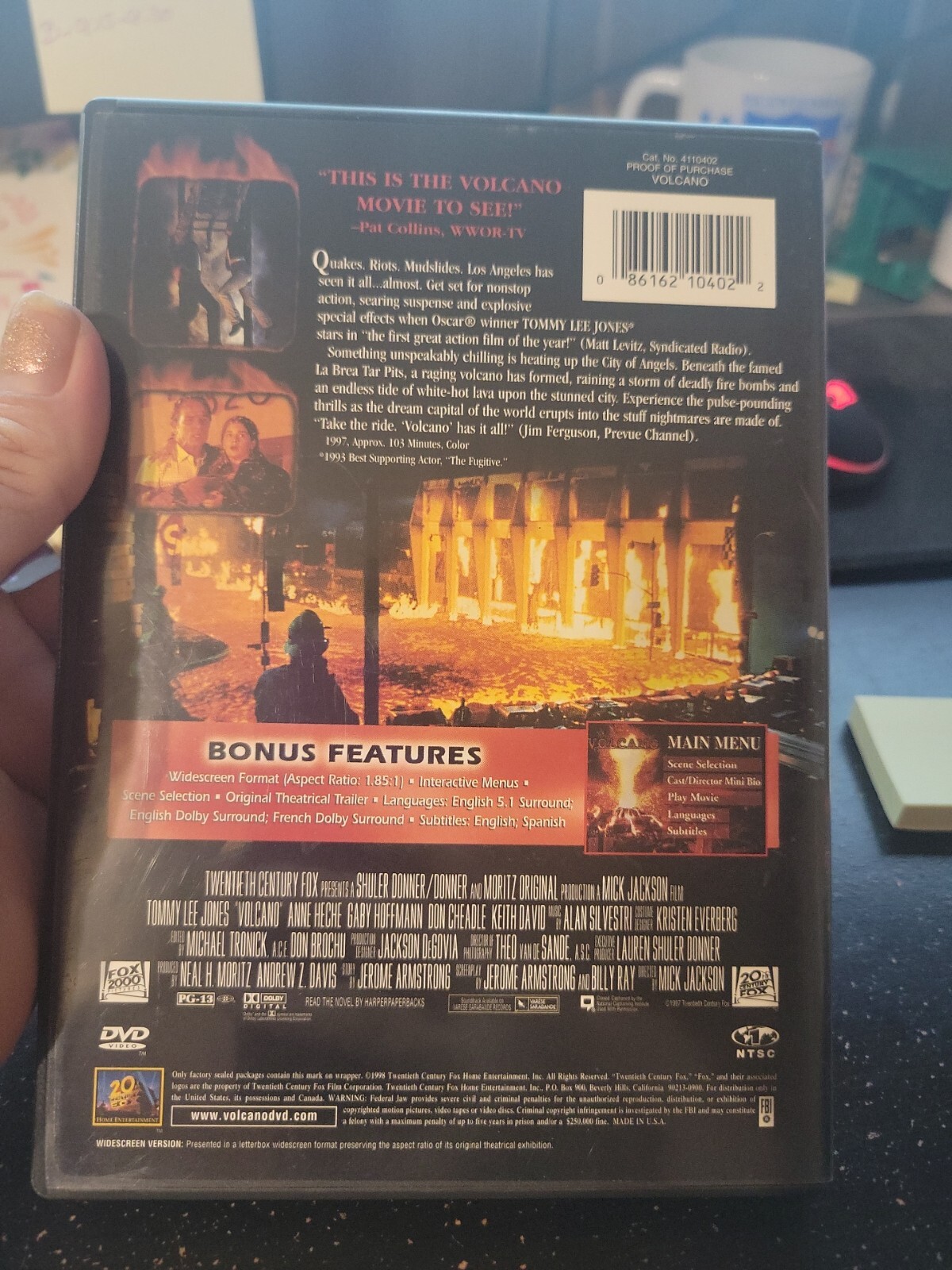 Volcano (DVD, 1999) 86162104022 | eBay