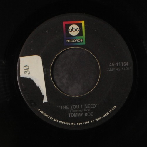 TOMMY ROE: dizzy / the you i need ABC 7" Single 45 RPM | eBay