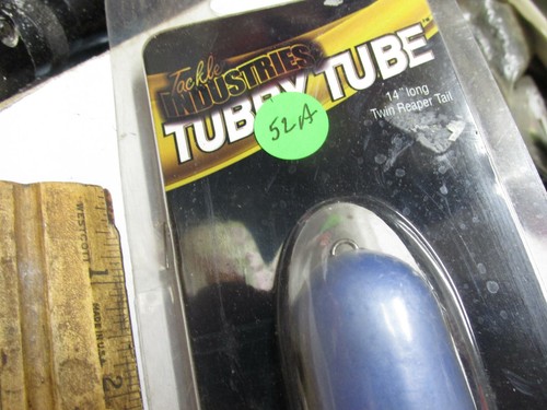 [52A] Tackle industries Tubby tube 14" long twin reaper tail, light ...