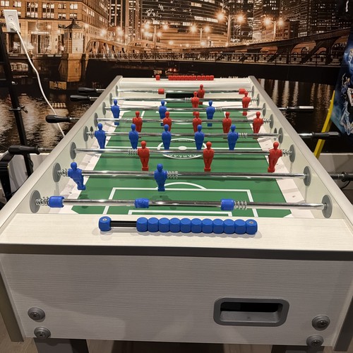 Luxury Full-Size Foosball Table – Contemporary Gray Finish (indoor and ...