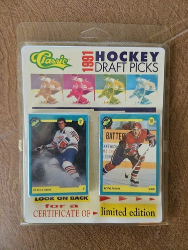Eric Lindros RC 1991 classic hockey draft picks limited edition set | eBay
