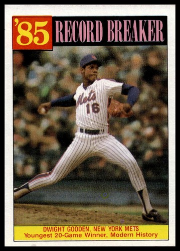 1986 Topps #202 Dwight Gooden | eBay UK