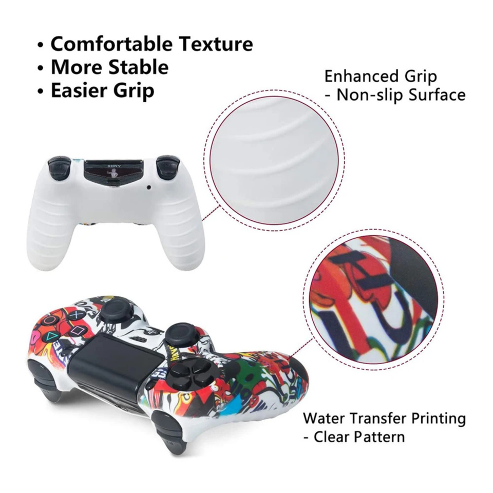 Gamepad Controller Case Compatible For P4/PS-4 Pro/Slim Gaming Console ...