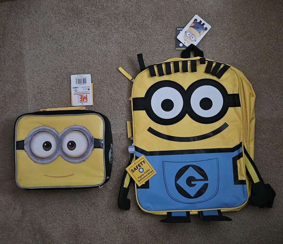 Brand New Despicable Me Backpack & Lunch Kit Minions | eBay
