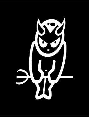 LITTLE DEVIL Vinyl Decal 3.5" x 5" (11 Colors) | eBay