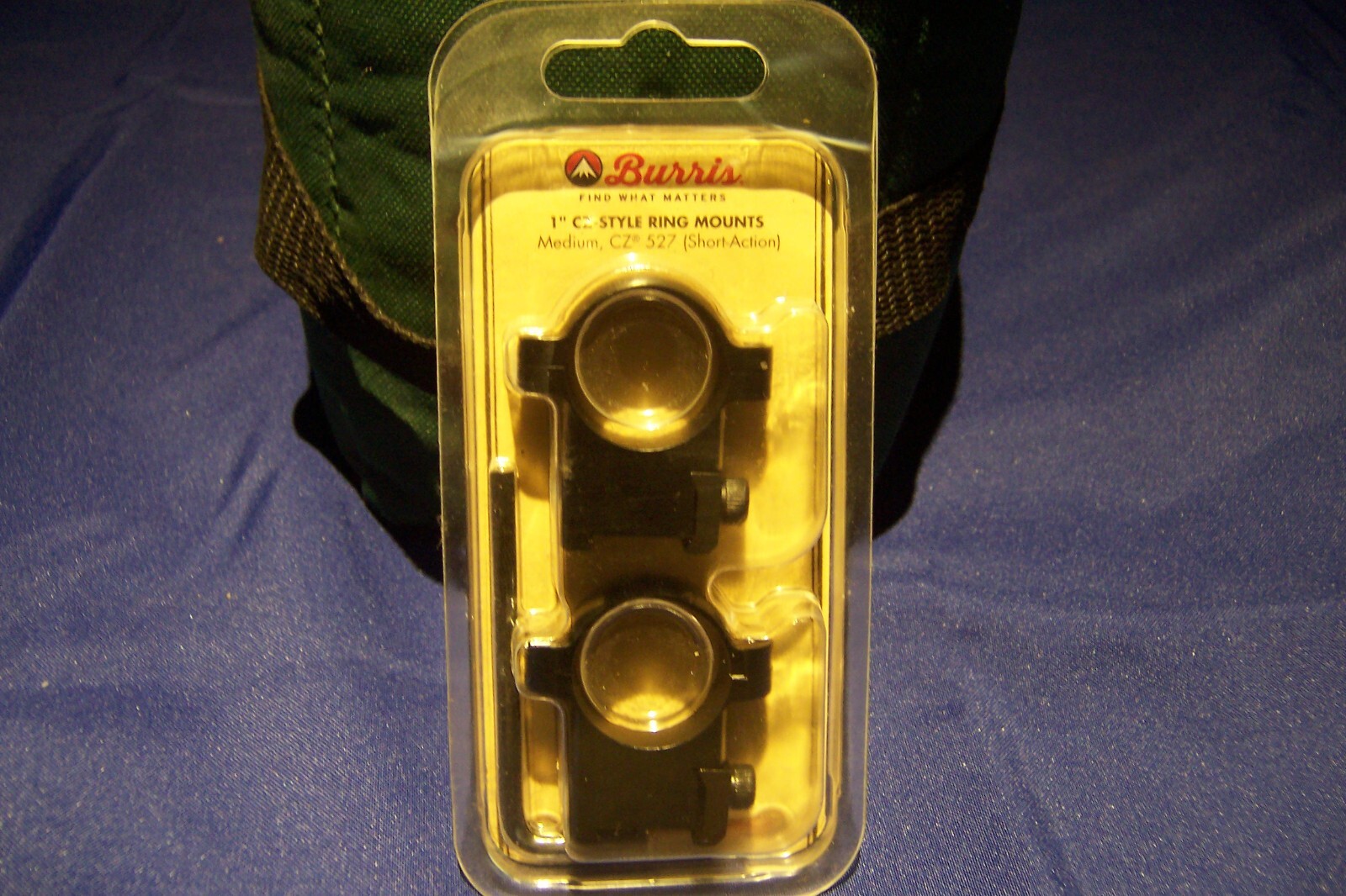 Burris Rings CZ-Style CZ 527 1" Medium Scope Rings, Gloss Black ...