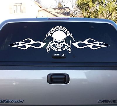 UNION FLAMING WELDER BOILERMAKER CUSTOMIZABLE DECAL STICKER | eBay