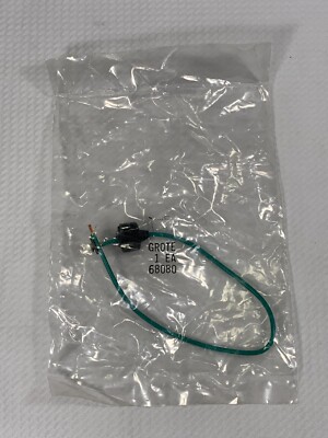 Grote 68080 Pigtail Connector – 2-Wire Plug w/ Ground for Marker Lights ...