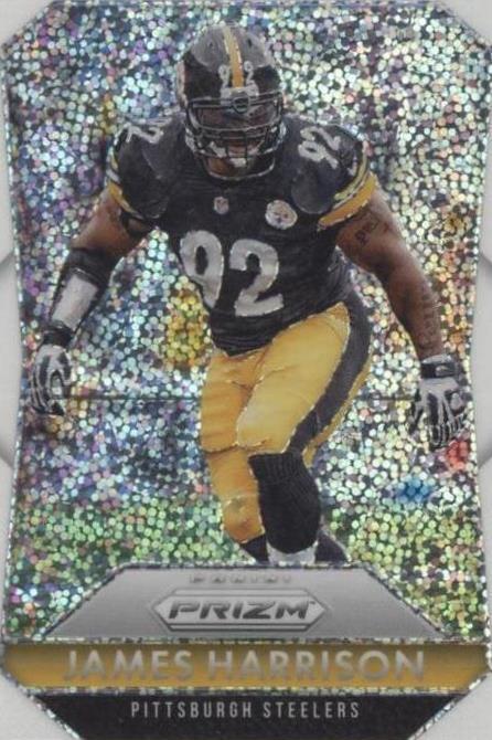 2015 Panini Prizm - James Harrison #92 White Sparkle Prizm for sale ...