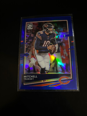 Mitchell Trubisky 2020 Optic Blue Prizm /179 Football Card Bears 20 PWE ...