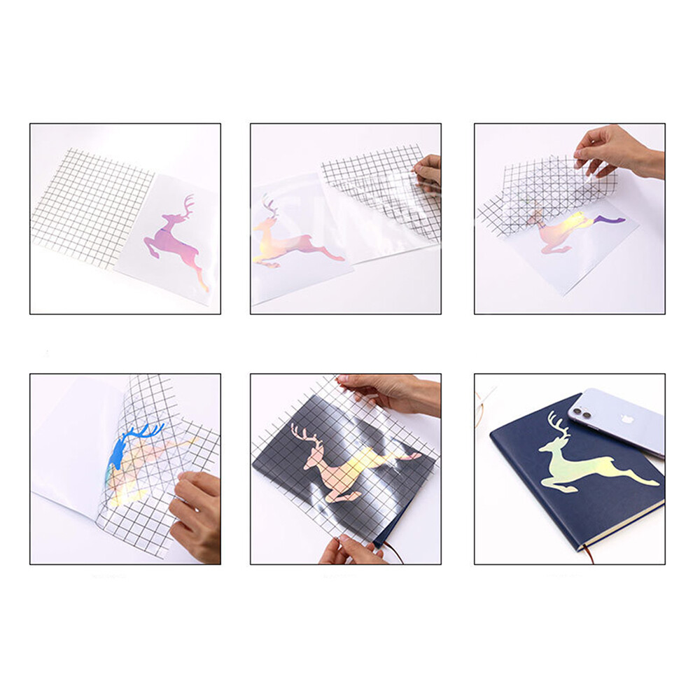 Klare vinyl transfer papier band rolle schwarze ausrichtung gitter ...