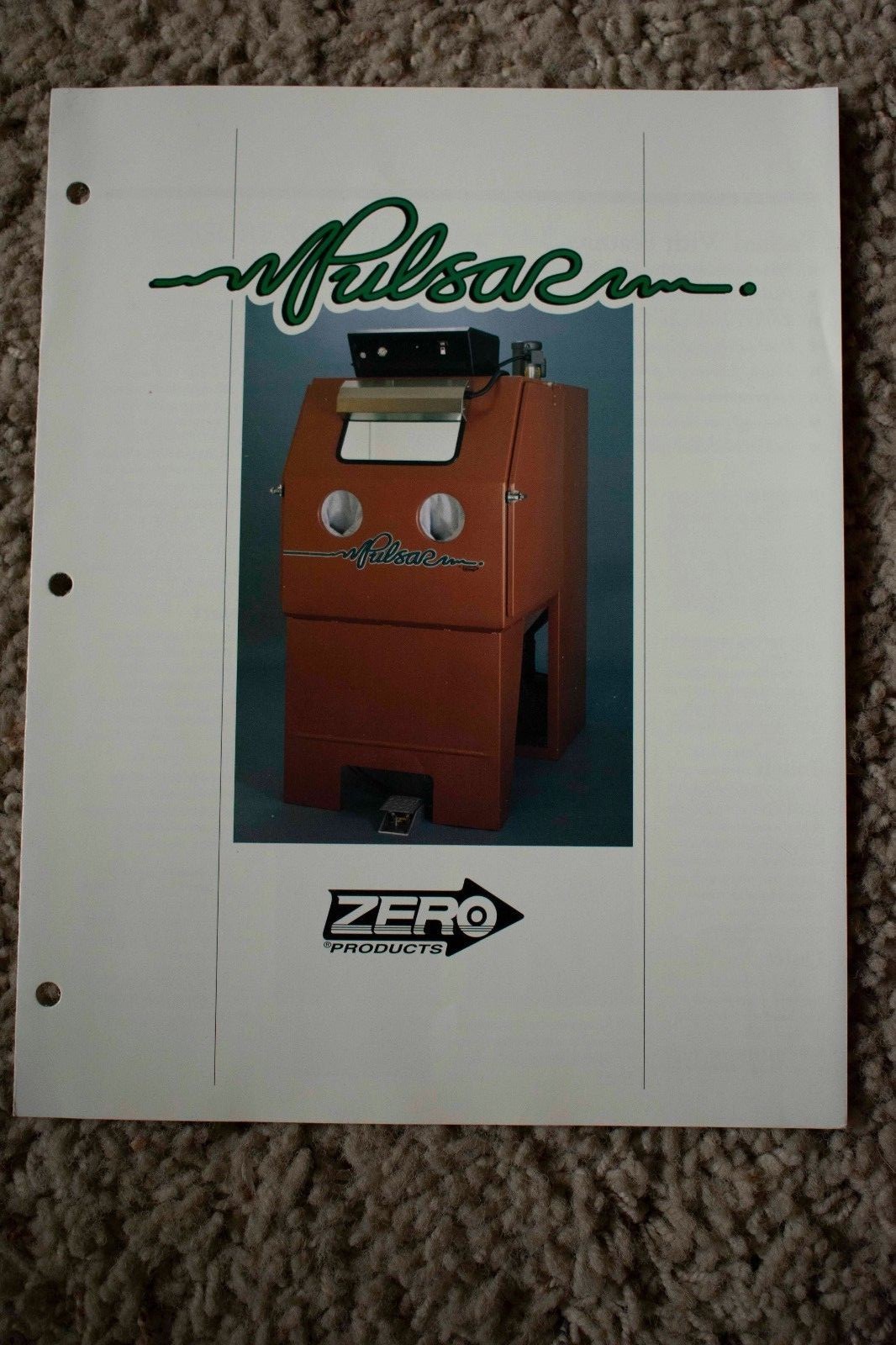 Pulsar Zero Products Sales Brochure | eBay