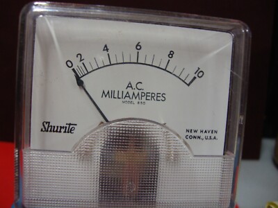 SHURITE 8504 panel meter 0-10 AC MA (850 Series) | eBay