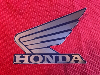 Left/5-1/4”x 4-1/4“ Honda Wings/Vinyl Decal/Sticker/Motorcycle/Blue ...