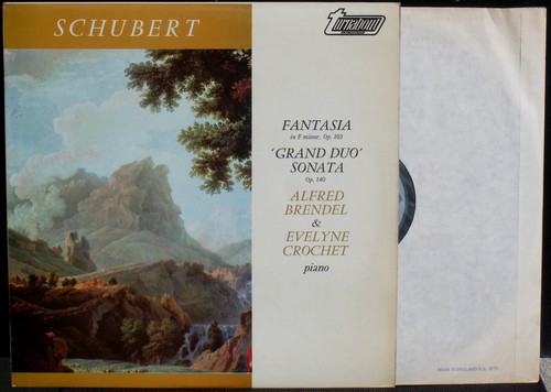 Schubert Alfred Brendel Evelyne Crochet LP & CV NM Cleaned by Clearaudio machine | eBay