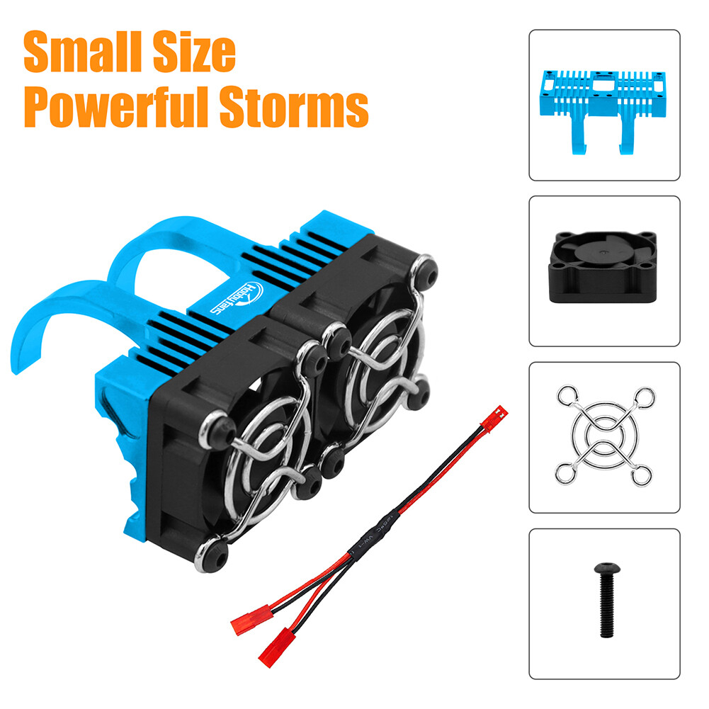 27000RPM Motor Heatsink RC Parts Engine Motor Radiator for 1/8 1/10 1/ ...