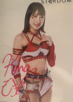 STARDOM STARS Momo Kogo Portrait Women's professional Wrestling 16 talent goods | eBay