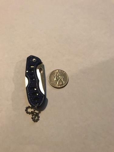 Ridge Runner Key Chain Pocket Knife (blue) | eBay