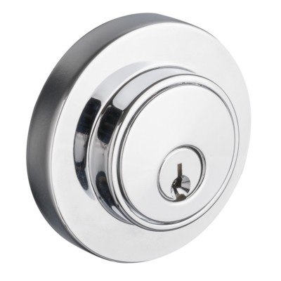 Lane Security SLIMLINE ROUND DEADBOLT LOCK - Brushed Satin Or Polished ...