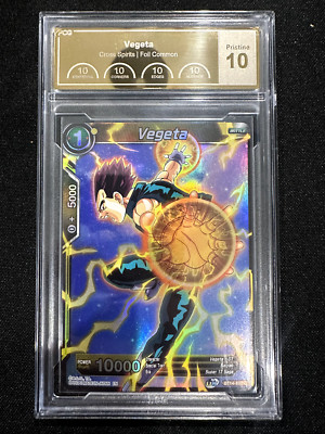 PCG GOLD LABEL - Dragon Ball Super Card Game- VEGETA -QUAD 10 | eBay ...