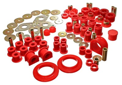 Red Hyper-Flex Master Bushing Set by EnS. Fits 01-04 Toyota Tacoma 8 ...