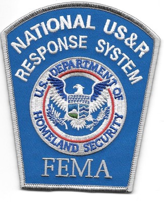 Federal - National U.S.A.R. / F.E.M.A. Response (4" x 4.5" size) fire ...