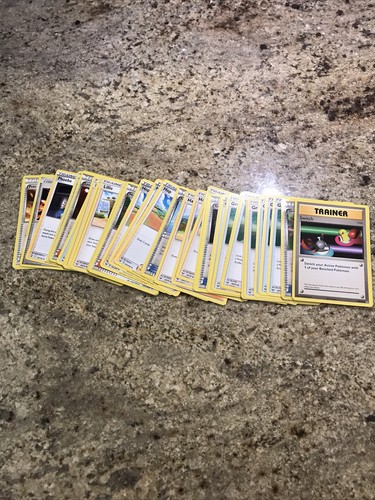 Pokémon Vintage Lot Of 40 Trainer Cards (2016) | eBay