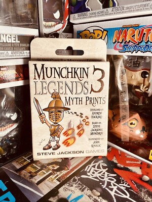 Munchkin Legends 3 Myth Prints Rare (Out of Print ~ Complete Your Deck ...