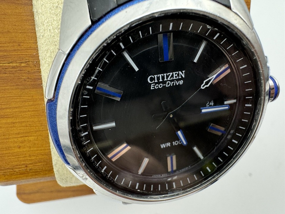 CL/MEN'S CITIZEN J810-S082780 ECO DRIVE WEEKENDER WATCH/BLACK/Blue ...
